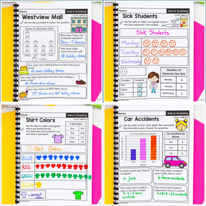 Data & Graphing - 3rd Grade Math Worksheets – My Nerdy Teacher