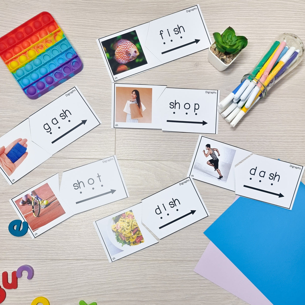 710 Blending and Segmenting Cards with Real Photos – My Nerdy Teacher