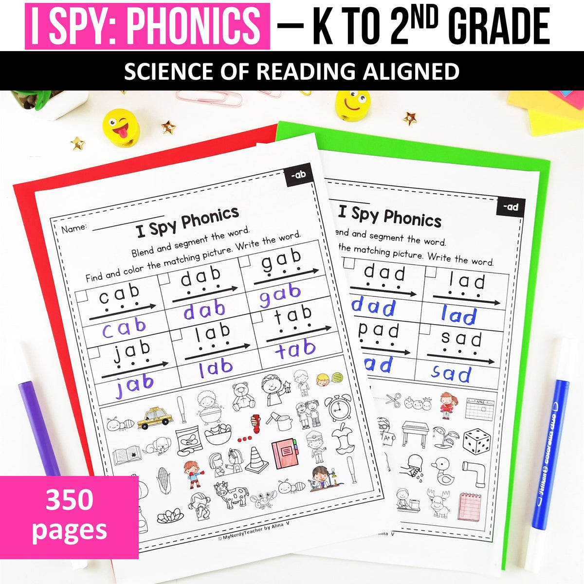 I Spy Phonics MEGA BUNDLE - Science of Reading Aligned - K to 2nd Grad ...