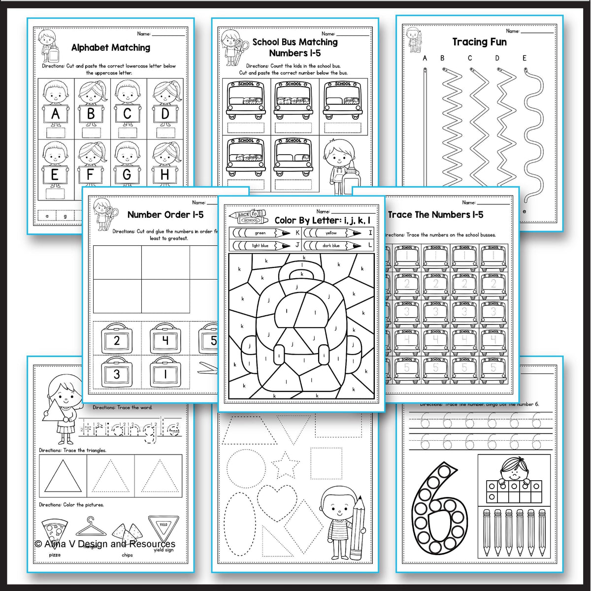 Back to School Activities for Preschool – My Nerdy Teacher