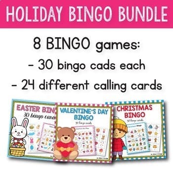 Bingo MEGA BUNDLE – My Nerdy Teacher