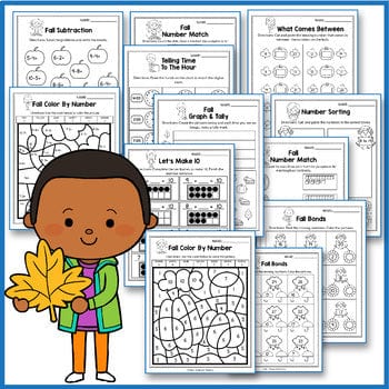 Fall Activities Kindergarten - Fall Math Worksheets Kindergarten – My ...