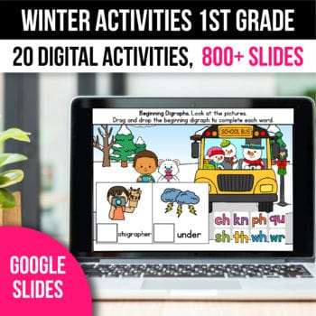 Digital Winter Activities 1st Grade Math Games for Google Slides – My ...