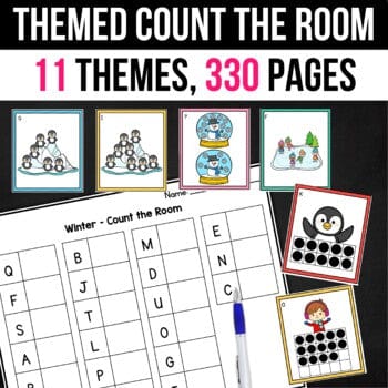 Count the Room Numbers 0-20 Year Long Bundle – My Nerdy Teacher